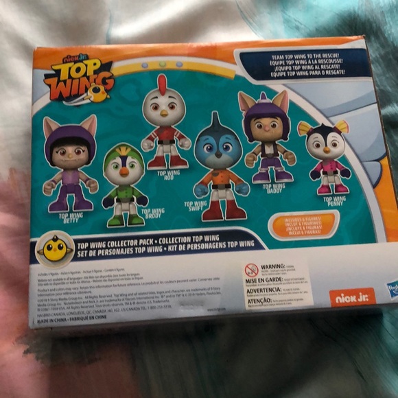 nick jr | Toys | Nick Jr Top Wing Collector Set Total 6 Figurines ...